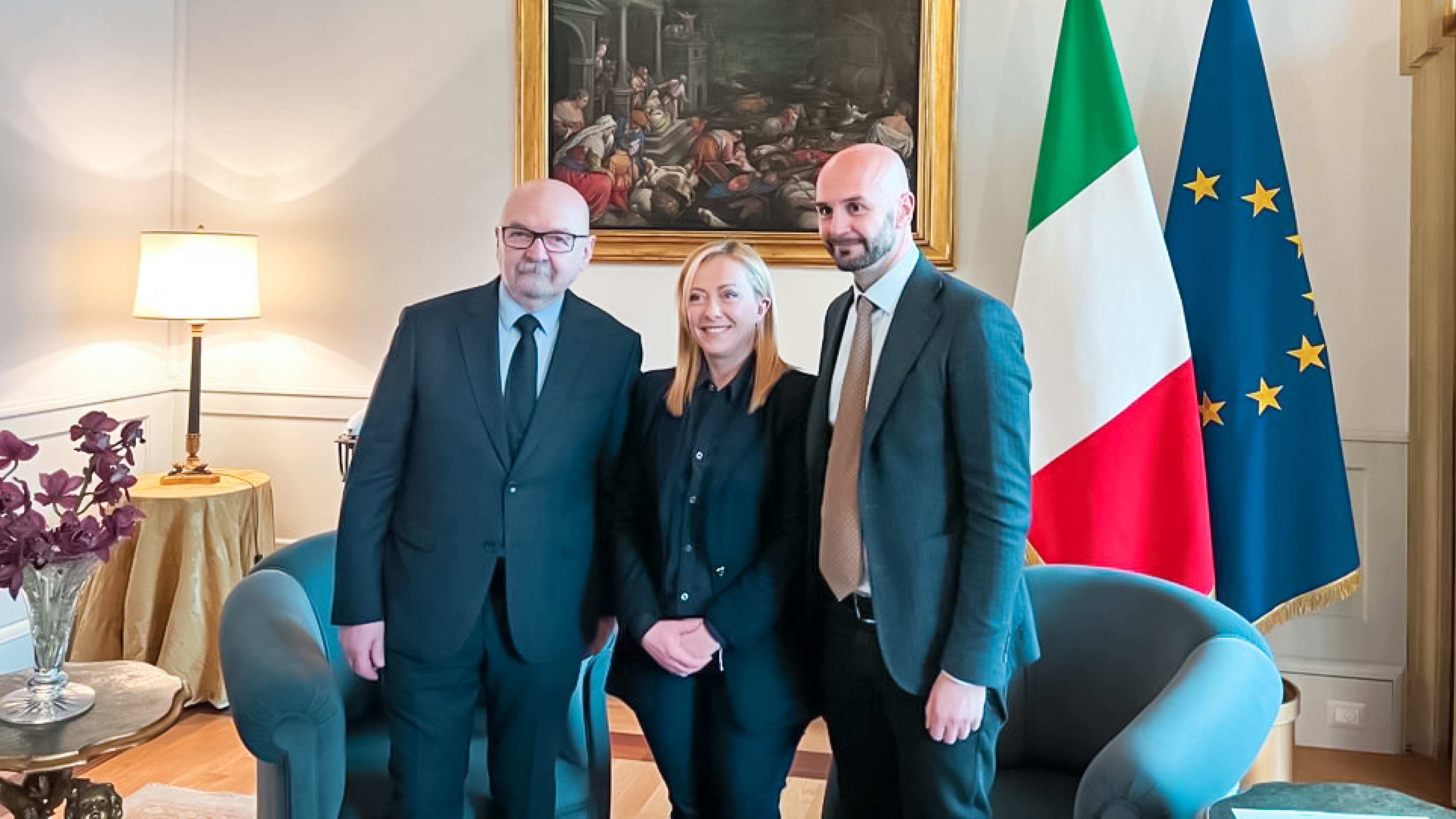 ECR Group Co-Chairmen Legutko and Procaccini meet Giorgia Meloni in ...