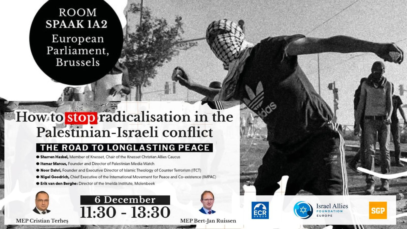 Event: How to stop radicalisation in the Palestinian-Israeli conflict ...