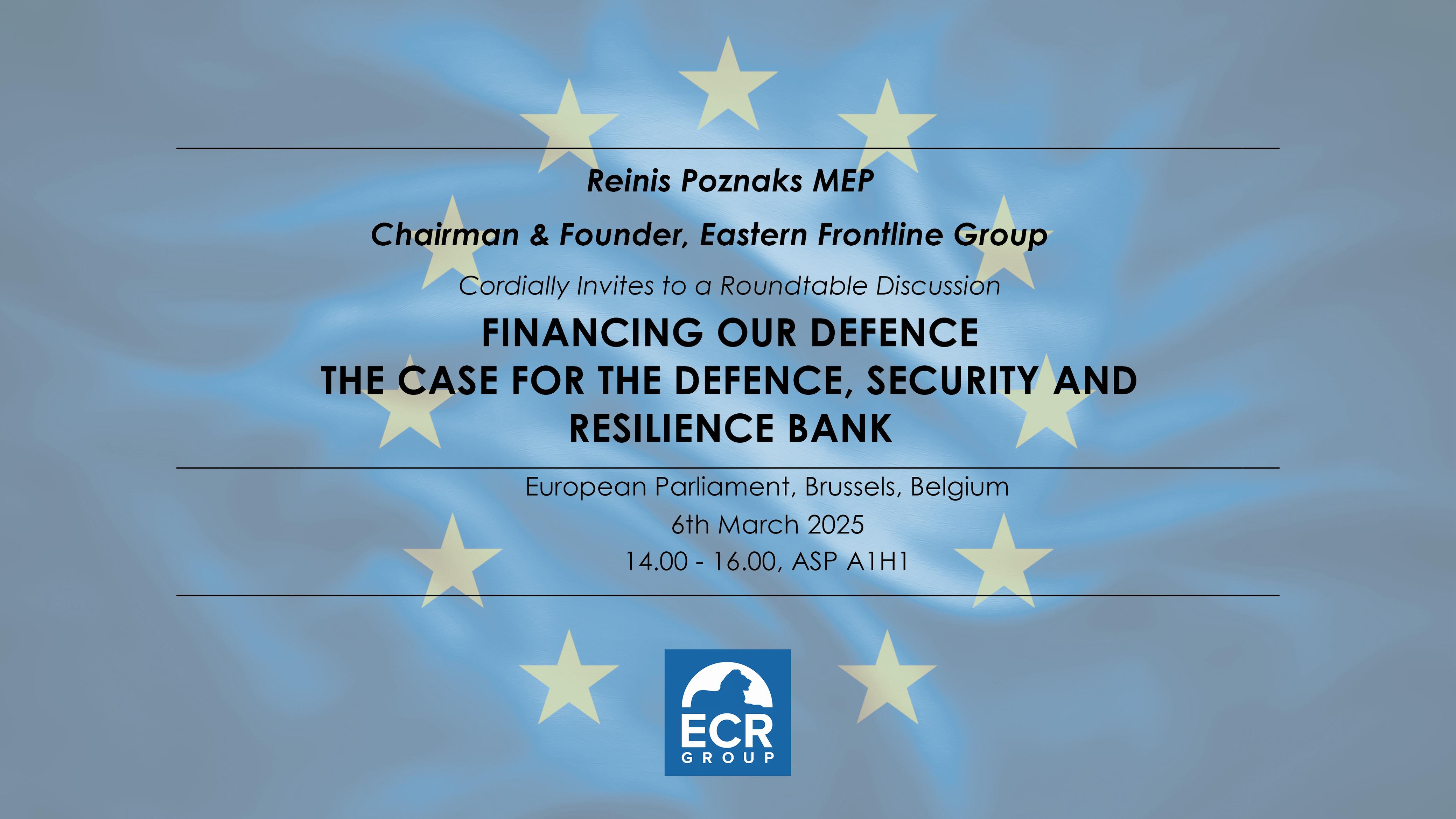 Event: Financing our defence– The case for the defence, security and ...